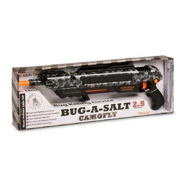 Bug-A-SALT Skell Inc. Fire Your Fly Swatter Salt Gun, 2.5 More Power ...