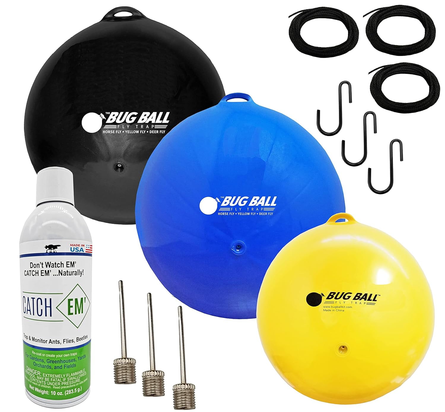 Bug Ball 3 Pack Deluxe Sampler Kit Complete- Odorless Eco-Friendly ...