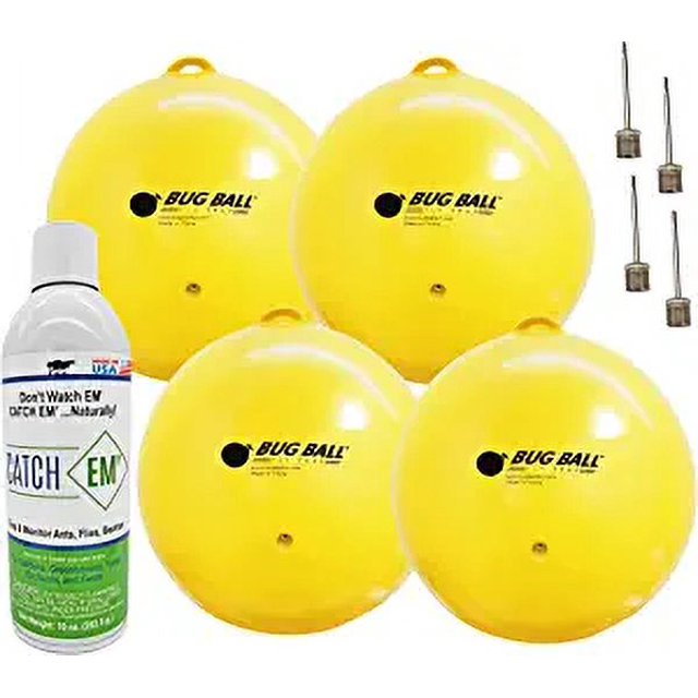 Bug Ball Gnat Ball Deluxe Kit - Gnats, House Fly, No-See-Um, Aphids ...
