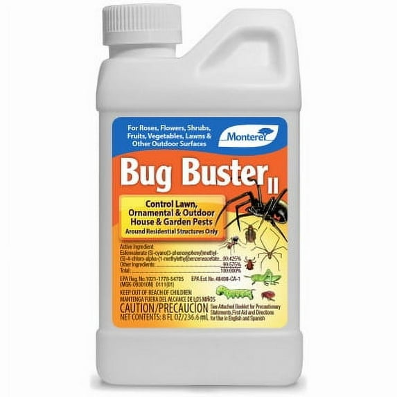 Bug Buster II 8 OZ Insect Control Quick Knock Down With Residual Co ...