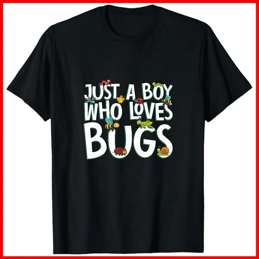 Bug Catcher Boy Loves Bugs Kids Nature Explorer Graphic Unisex T-Shirt ...