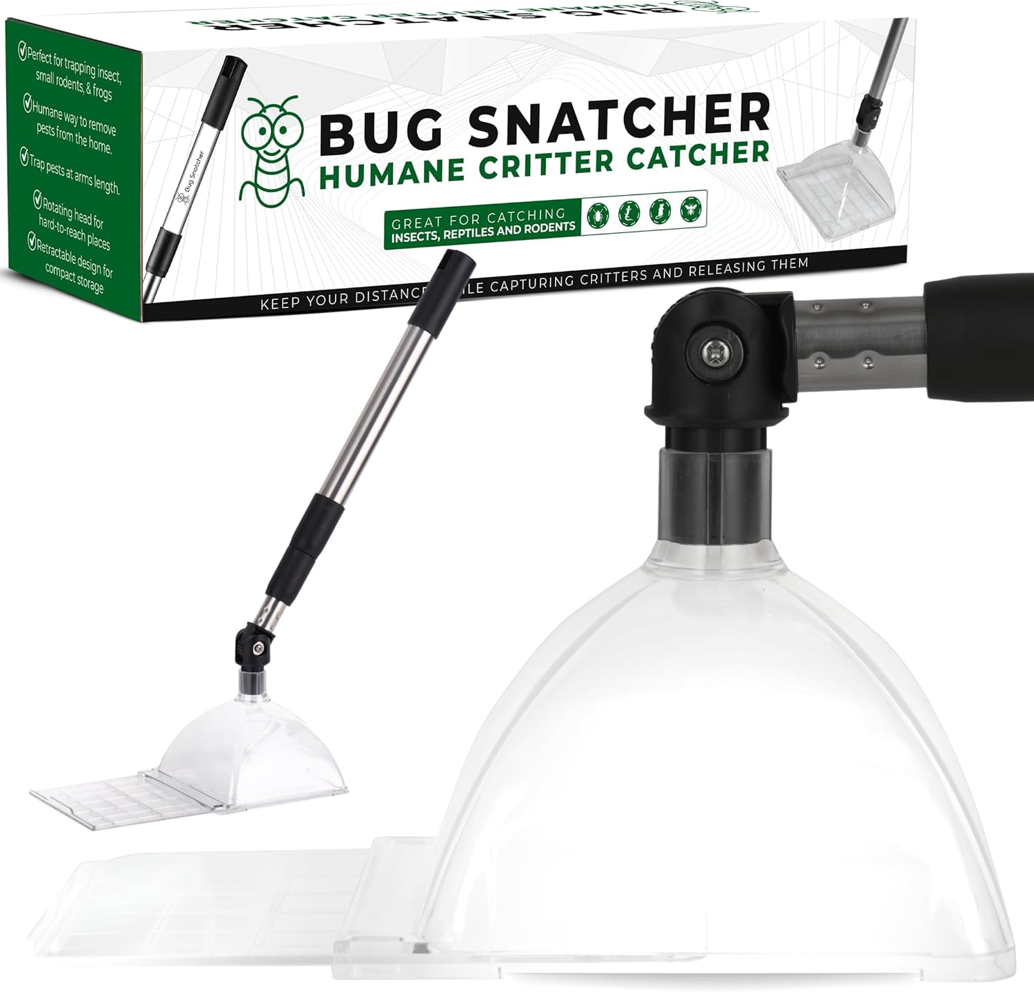 Bug Catcher Container with Clear Lid | See-Through Insect Trap for ...