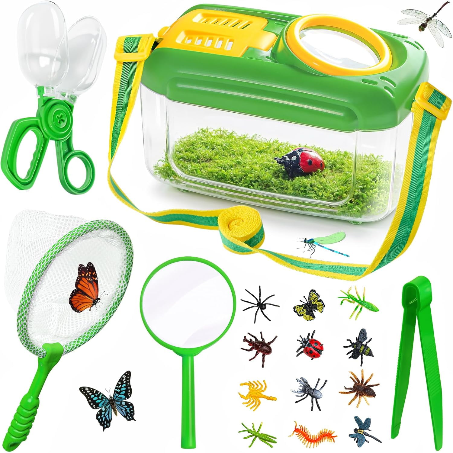 Bug Catcher for Kids, 17 PCS Bug Catching Kit with Bug Collector Toy ...