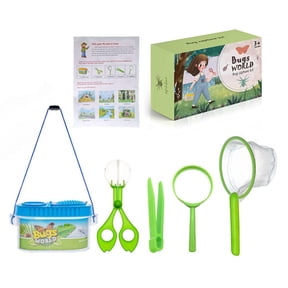 Sytle-Carry Bug Catcher Kit for Kids, 17 Pcs Explorer Set, STEM Outdoor ...