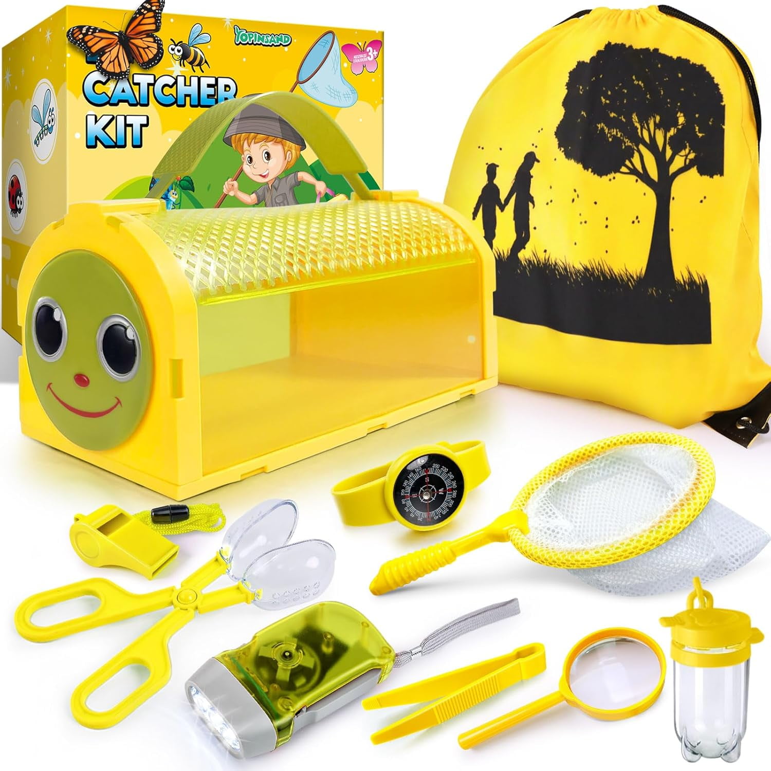 Bug Catcher Kit & Outdoor Explorer Kit for Kids, 10 Pcs Bug Catching ...