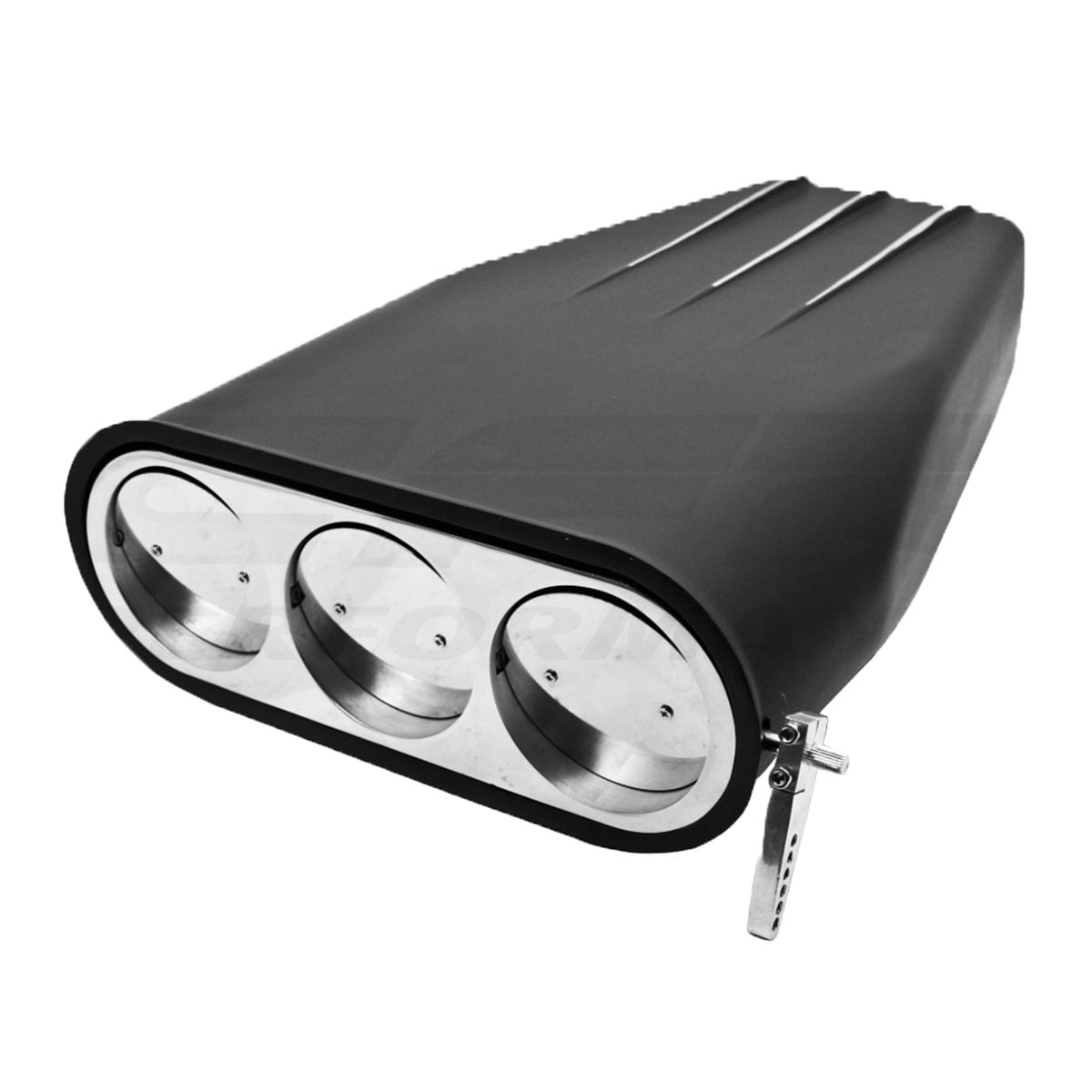 Bug Catcher Style Intake Scoop For Single Or Quad 4BBL 5-1/8" Black ...