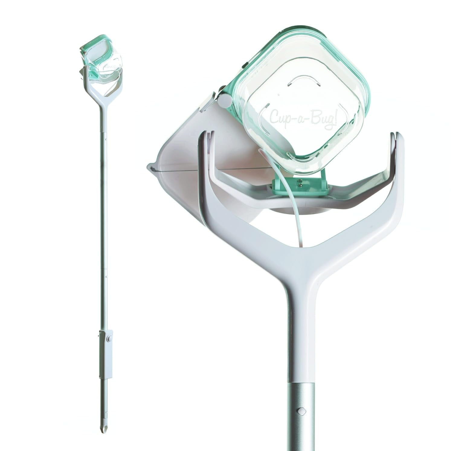 Bug Catcher Tool with Long Handle, Humane Insect Trap for Spiders Ants ...