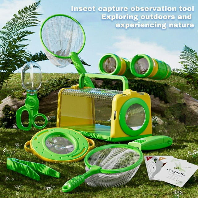 Bug Catcher for Kids - Educational Bug Catching Kit Including Butterfly ...