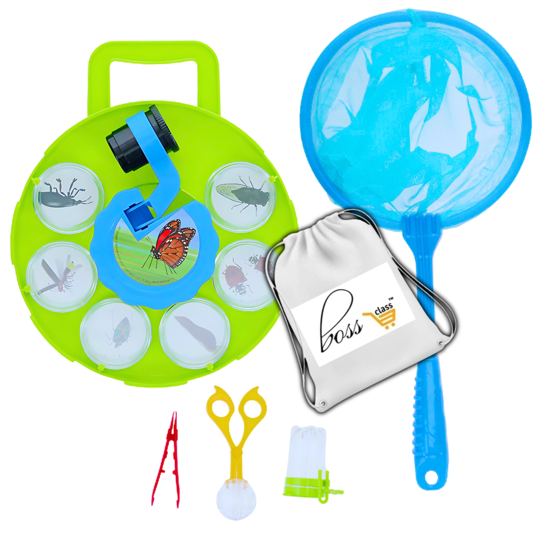 Bug Discovery Bundle (Yellow Green), Viewing Kit with Microscope ...