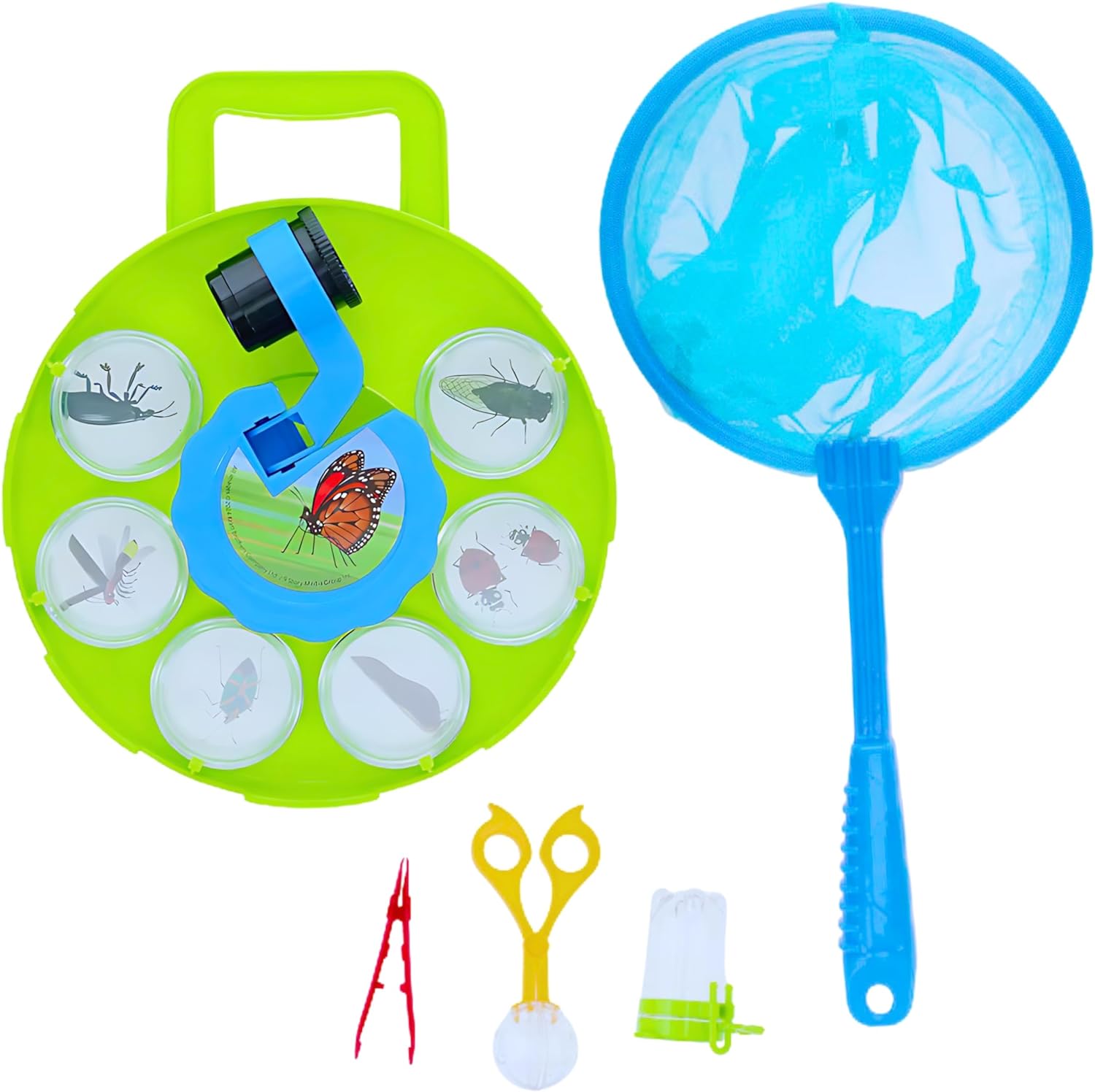 Bug Discovery Bundle (Yellow Green), Viewing Kit with Microscope ...