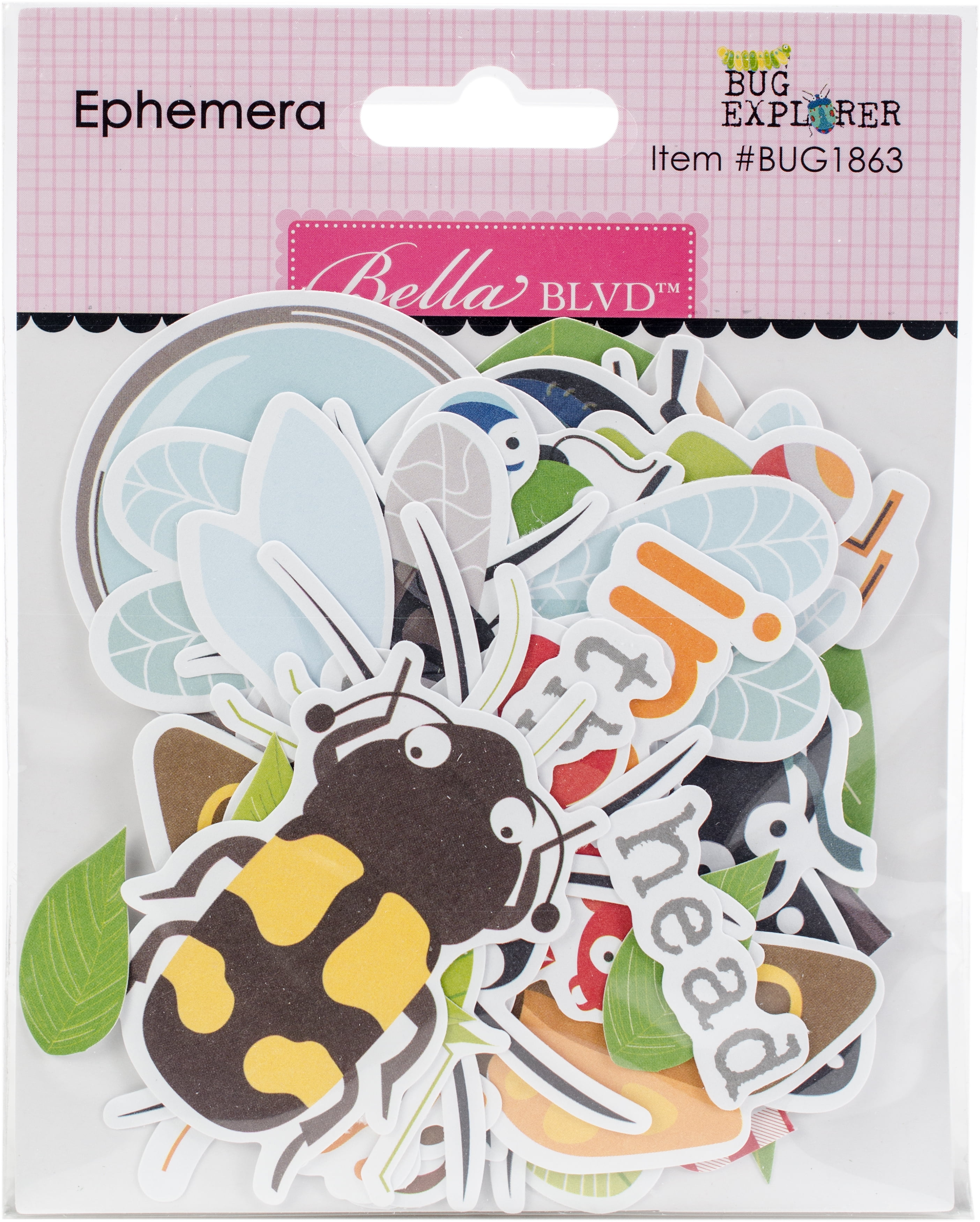 Bug Explorer Cardstock Die-Cuts-Ephemera Shapes, Tabs & Words - Walmart.com
