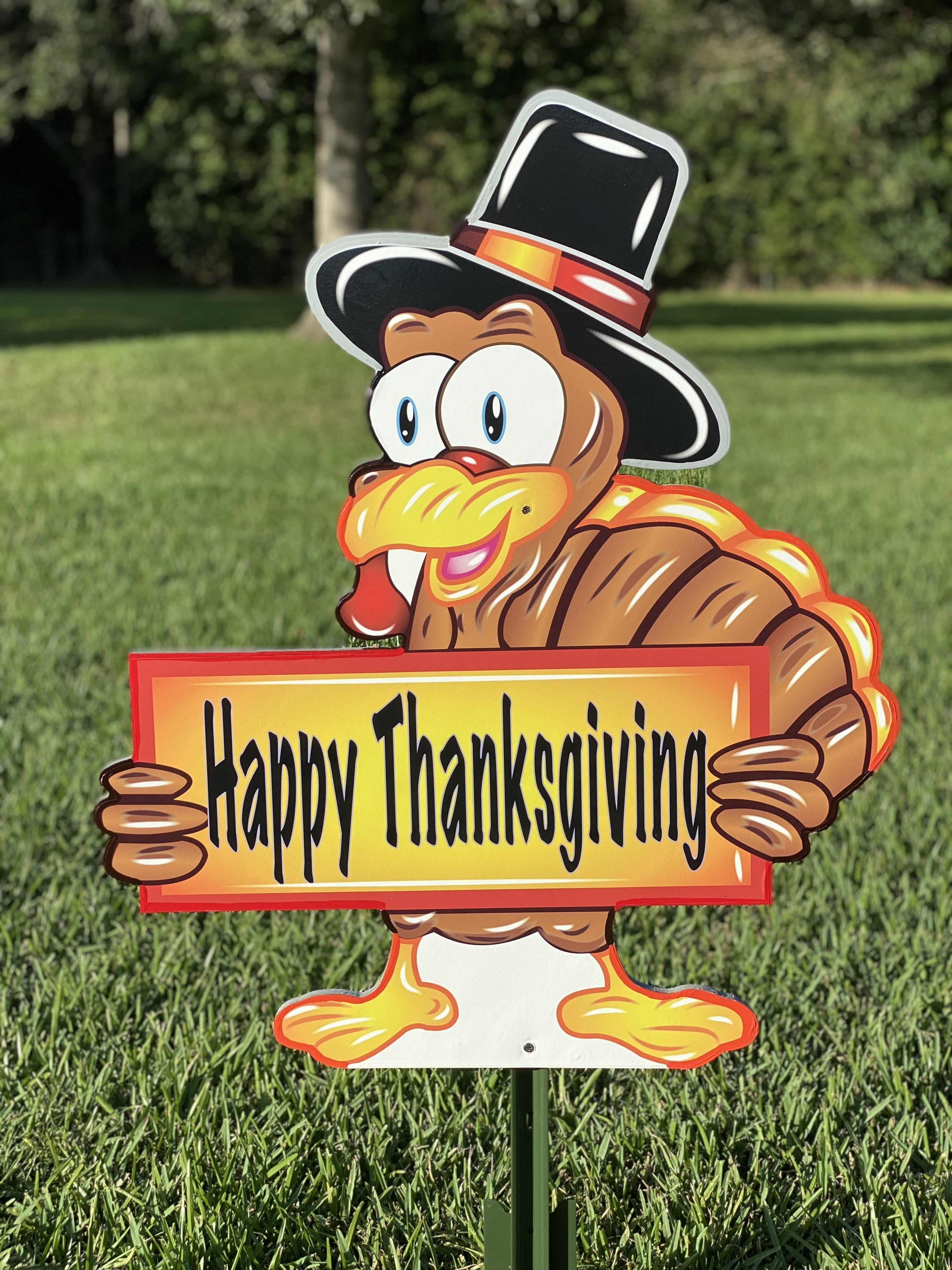 Bug Eyed Turkey Thanksgiving Yard Art - Walmart.com