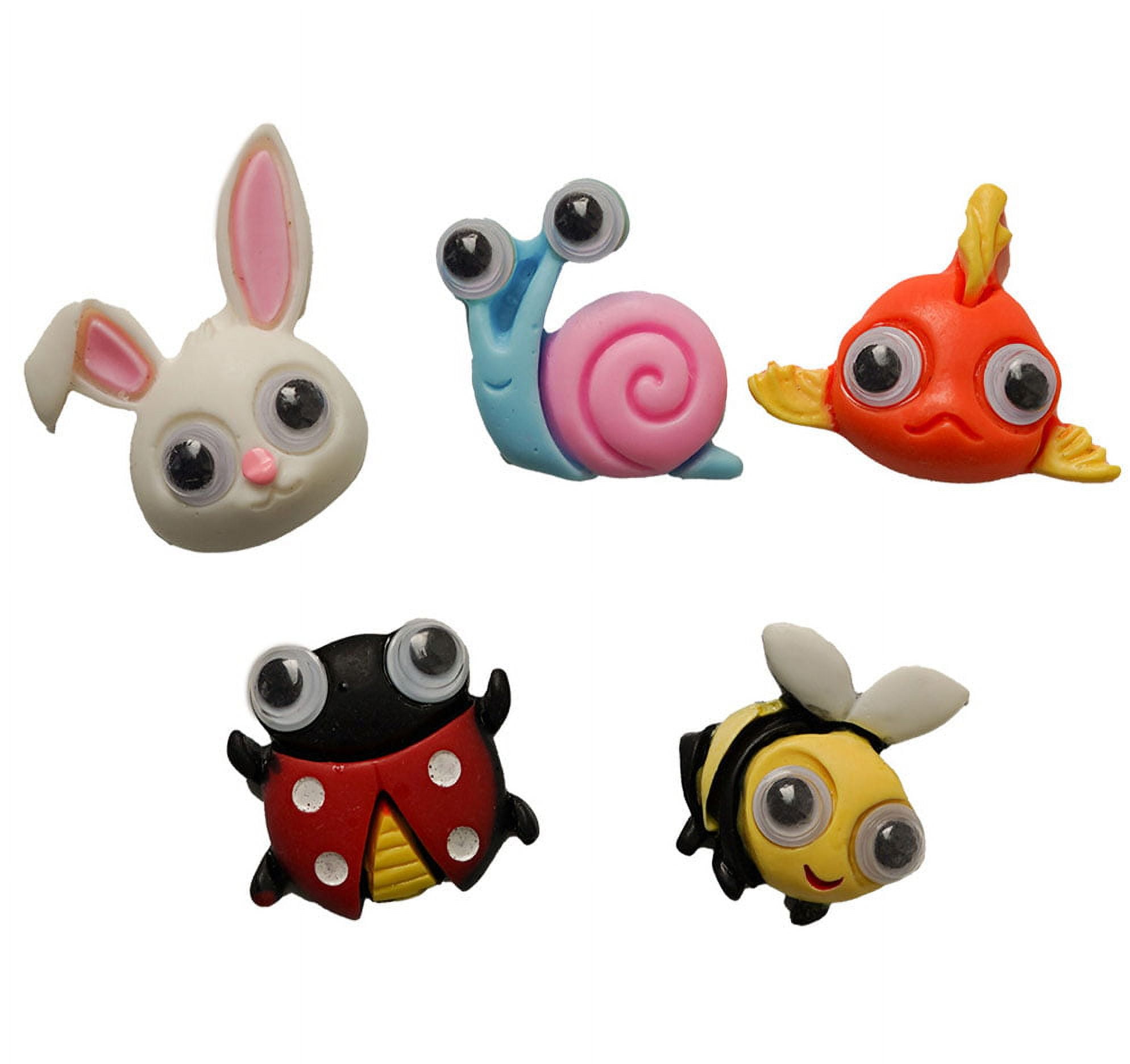 Bug Eyes Flat Backz Buttons Galore Sewing & Craft Buttons - Set of 3 ...