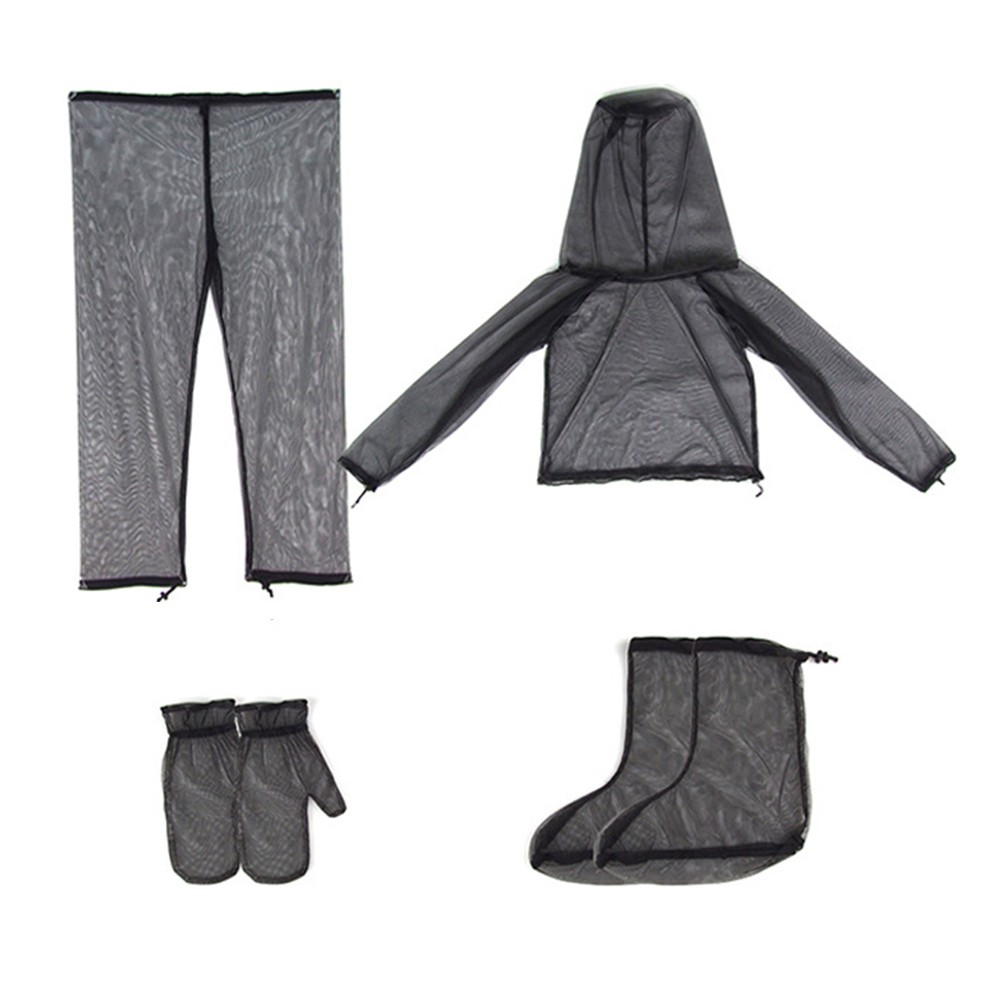 Bug Jacket Mesh Suit Mosquito Proof Polyester Portable Camping Equipent ...