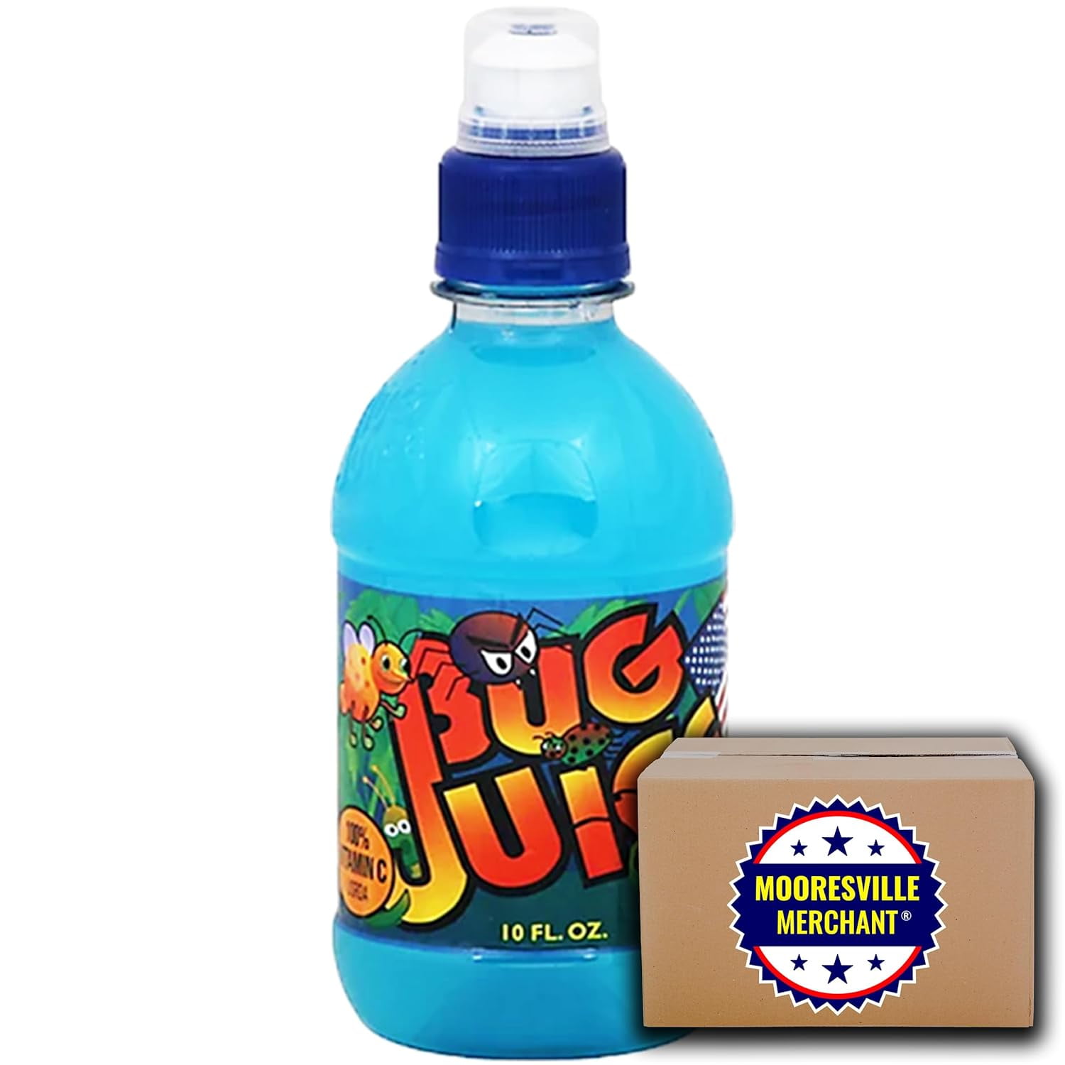 Bug Juice Berry Raspberry Fruit Flavored Beverage 10 Fl Oz 6 Plastic