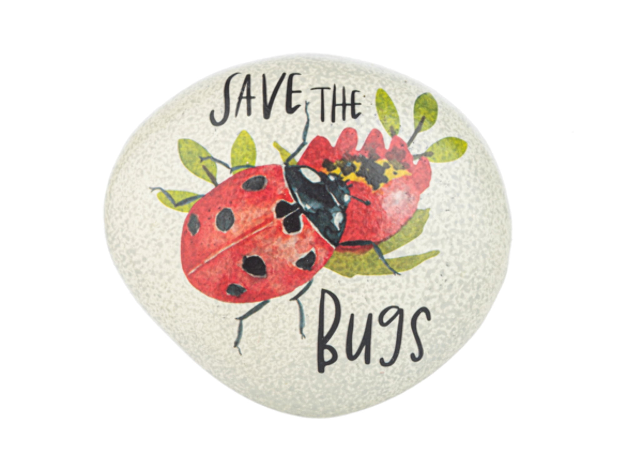 Bug Message Painted Art Rocks | Hand-Painted Nature-Inspired Decorative ...