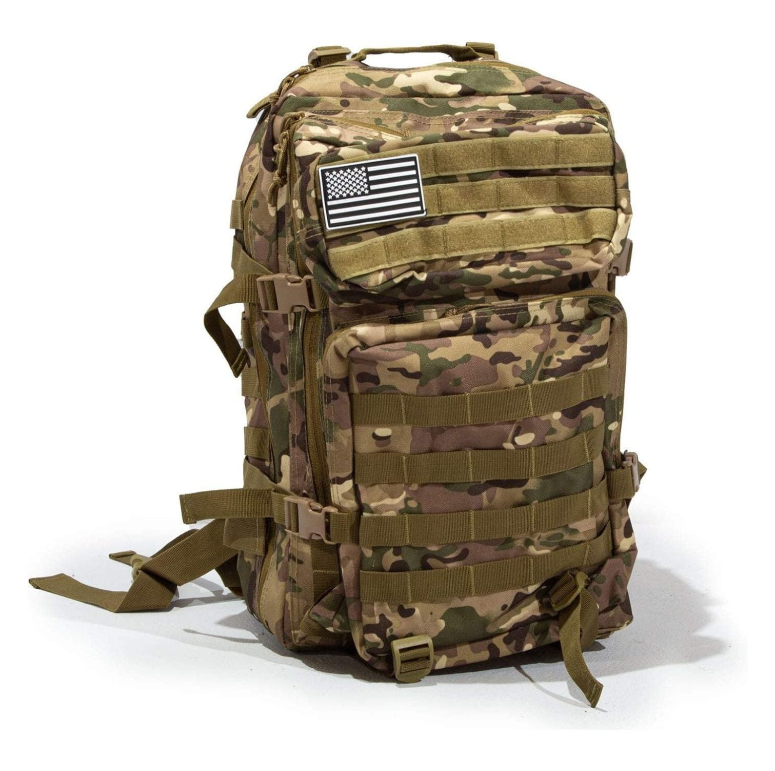 Bug Out Bag Backpack - 50L Backpack - Great for Survival (Green Camo ...