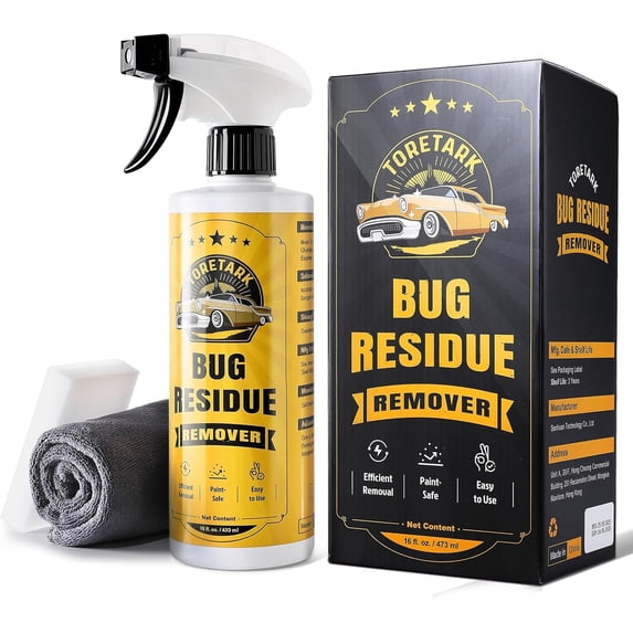 Bug Remover for Cars Exterior - Tree Sap Exterior, Quickly Dissolves ...