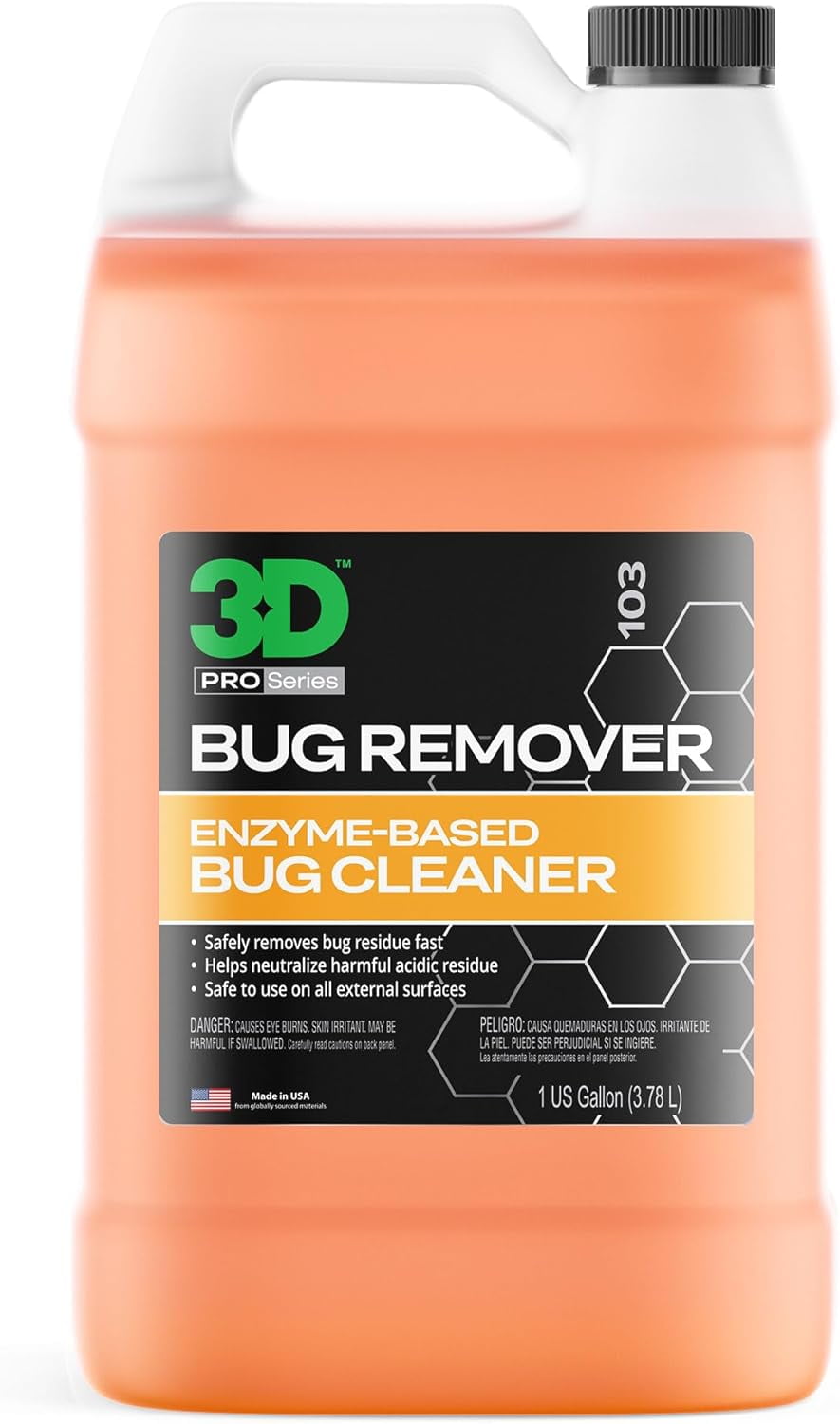 Bug Remover - All Purpose Exterior Cleaner & Degreaser to Wipe Away Bugs on Plastic, Rubber ...