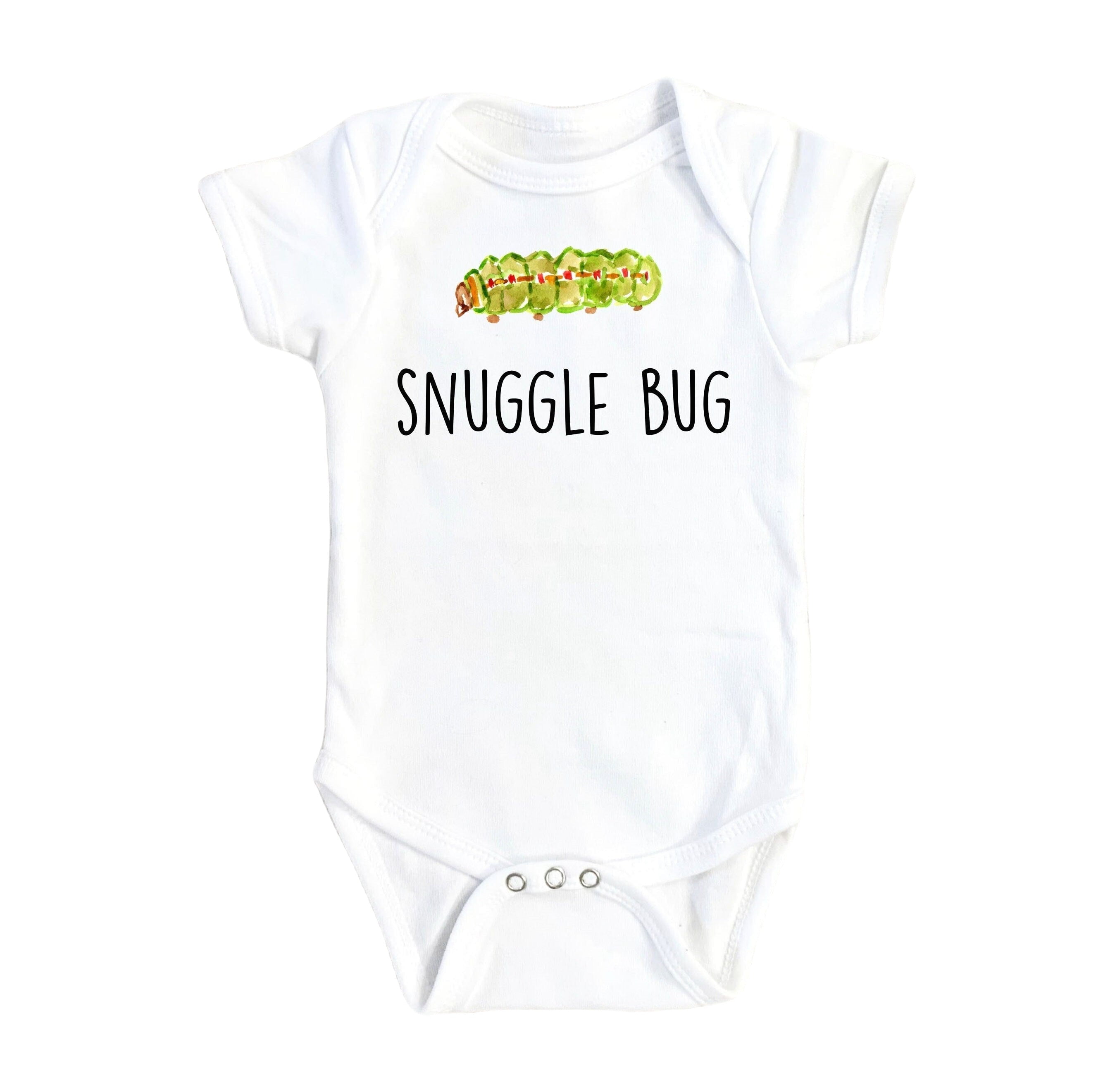 Bug Snuggle Green - Baby Boy Girl Clothes Infant Bodysuit Funny Cute ...
