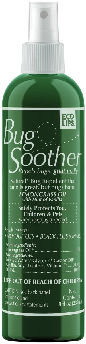 Bug Soother Natural Insect Repellent, Child & Travel Safe, DEET-Free, 8oz Spray Bottle - Walmart.com