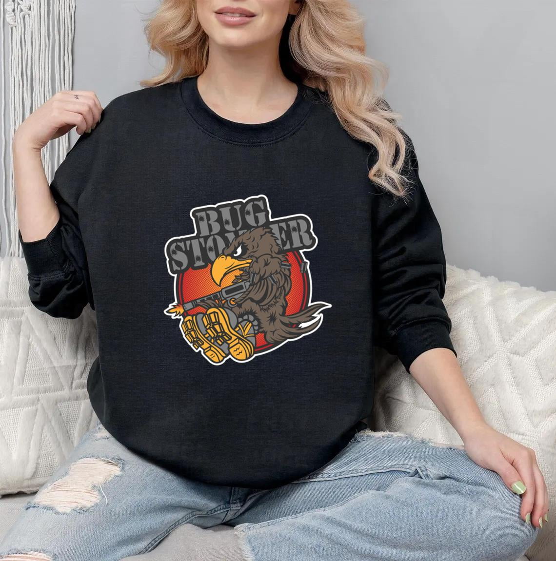 Bug Stomper 23 Retro Sci-Fi Alien Invasion Fighter Adventure T-Shirt ...