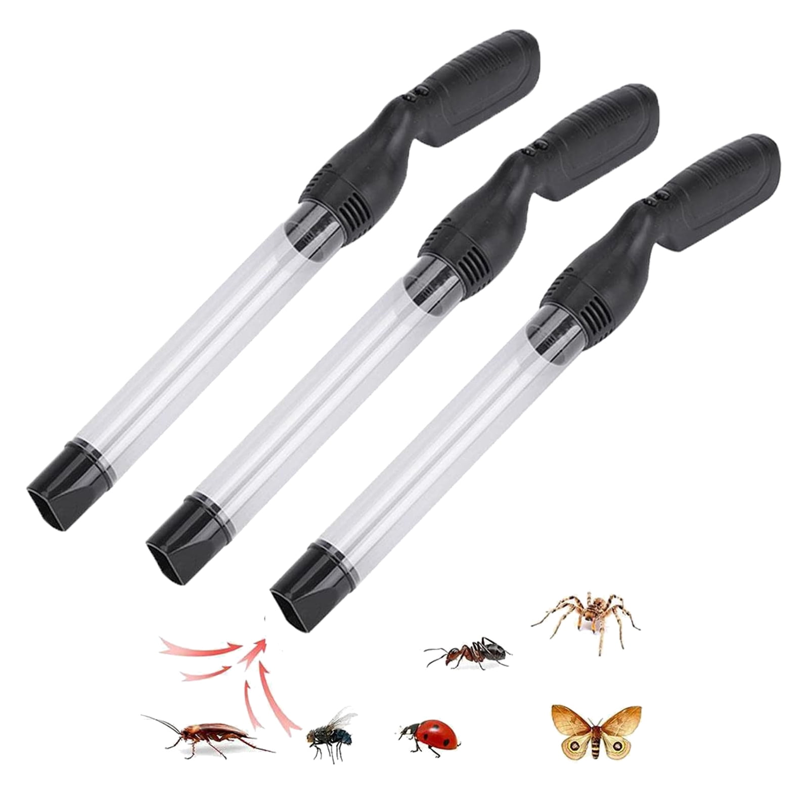 Bug Vacuum Catcher with Long Nozzle, Battery Powered Bug Sucker Indoor ...