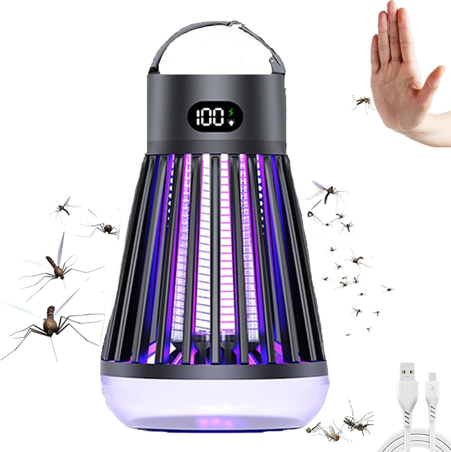 Bug Zapper, Generation Mute Pro Summer Multifunction Portable Mosquito ...