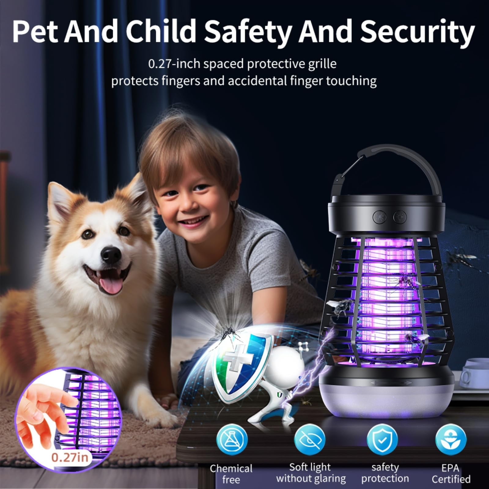 Bug Zapper,Bug Zapper Outdoor/Indoor,Mosquito Killer?s lamp,Mosquito ...