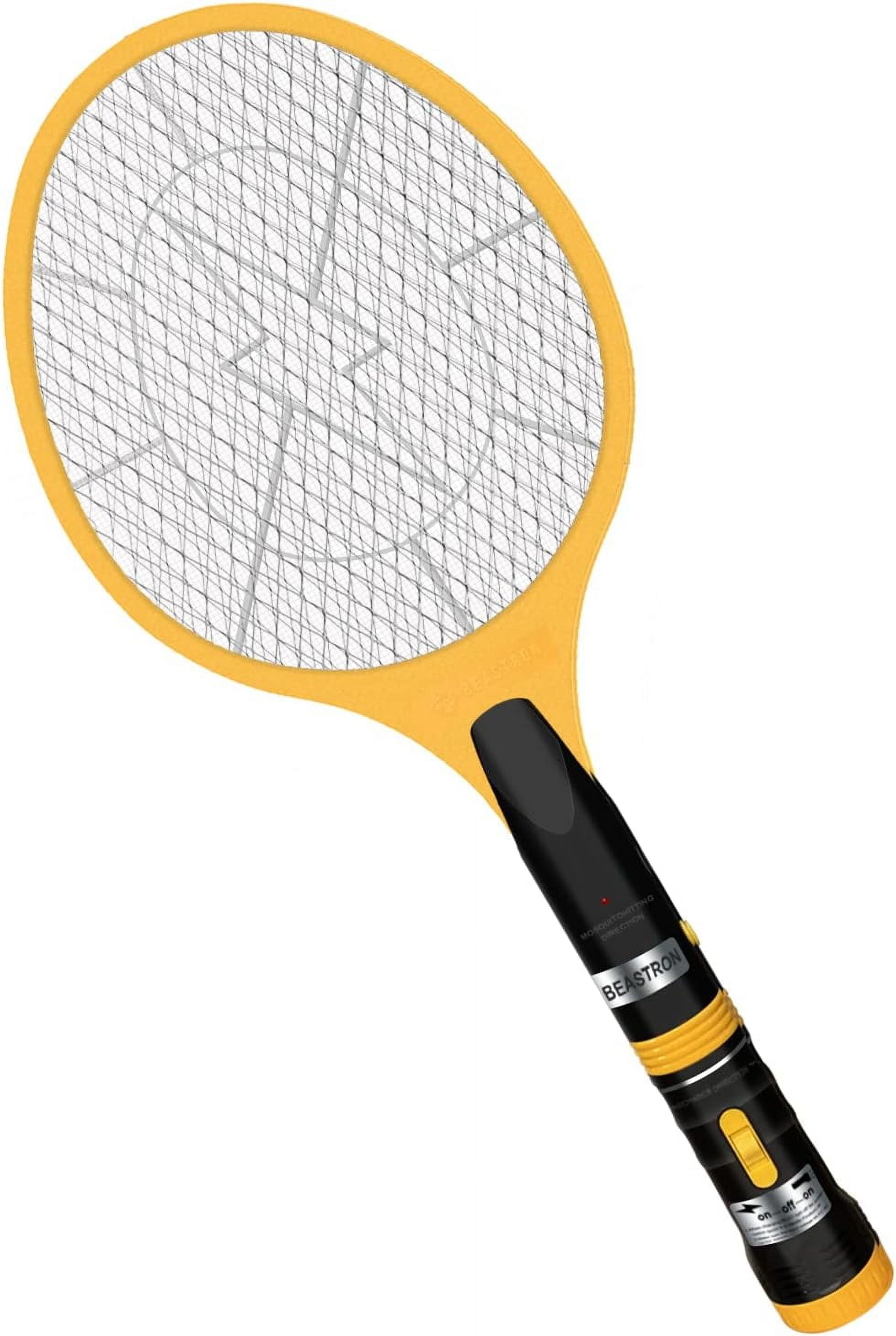 Bug Zapper Electric Fly Swatter 3000V USB Rechargeable, Mosquito ...