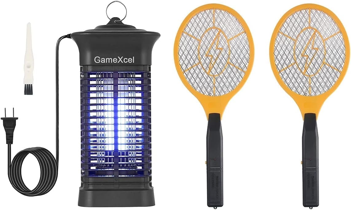 Bug Zapper Electric Fly Swatter Zap Mosquito 2 Pack & Electric Mosquito ...
