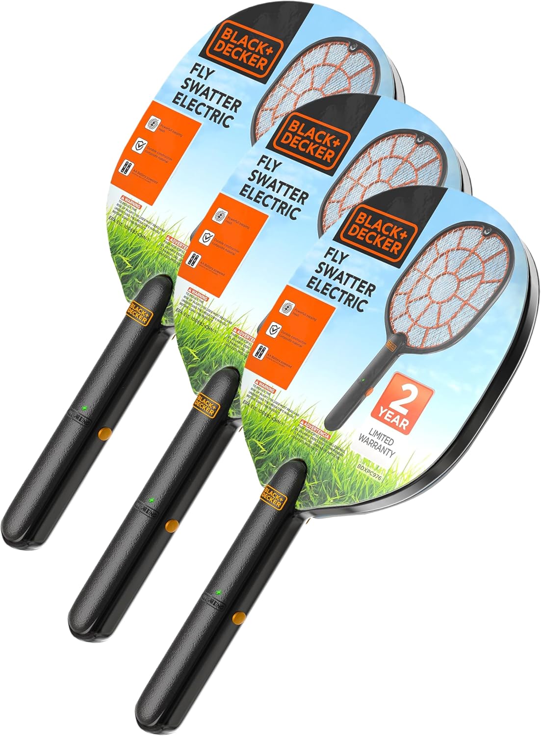 Bug Zapper Fly Swatter Electric for Mosquitoes Indoor Outdoor– Harmless ...