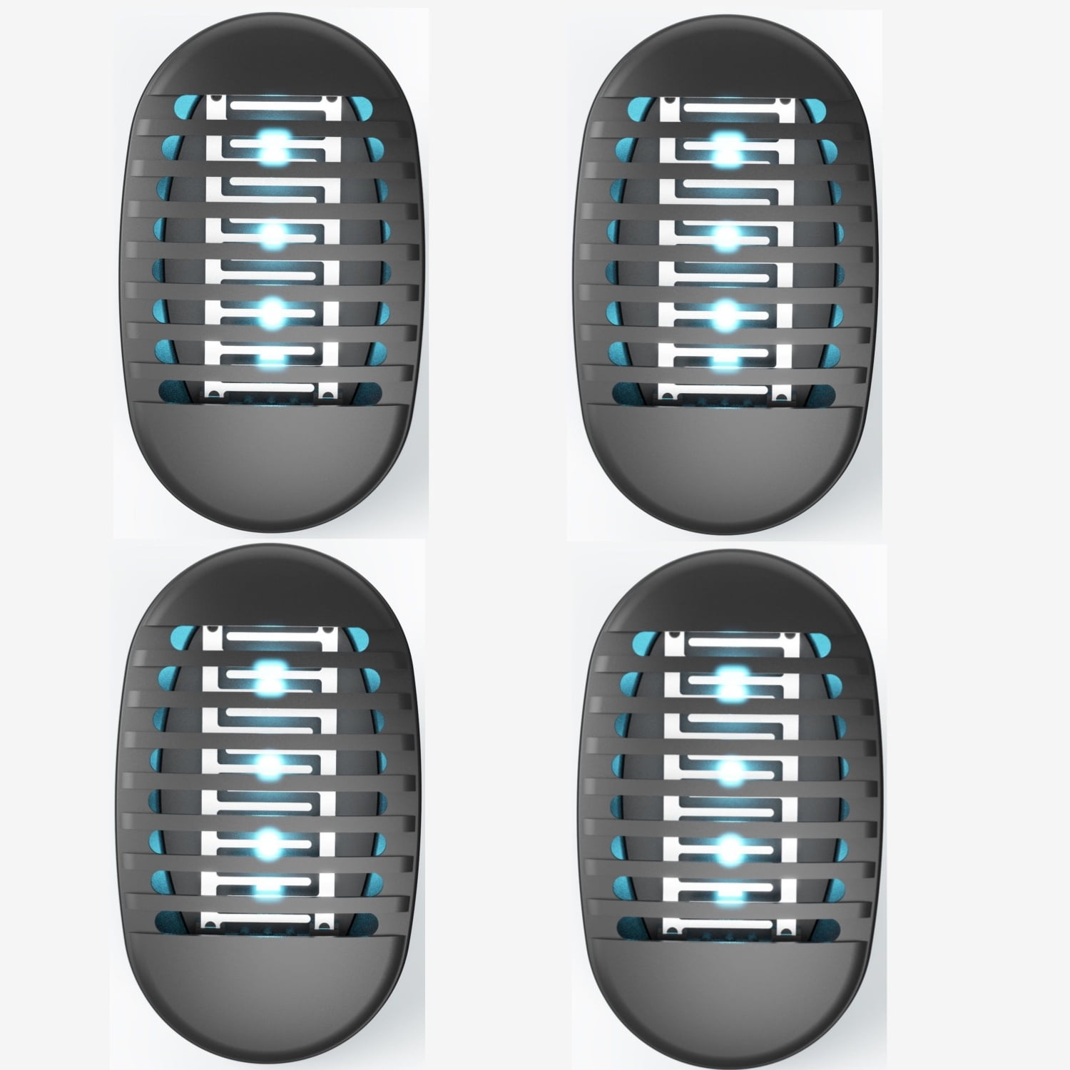 Bug Zapper Indoor,4 Packs Fly Zapper, Mosquito Zapper,Electronic ...