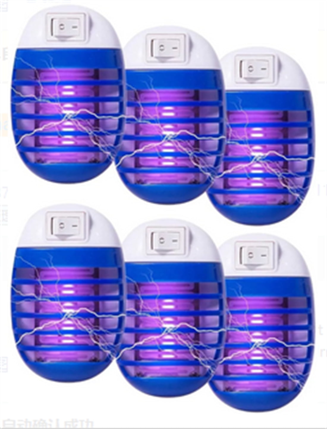 Bug Zapper Indoor 6 Pack, Fly Trap for Indoors, Electronic Mosquitoes ...