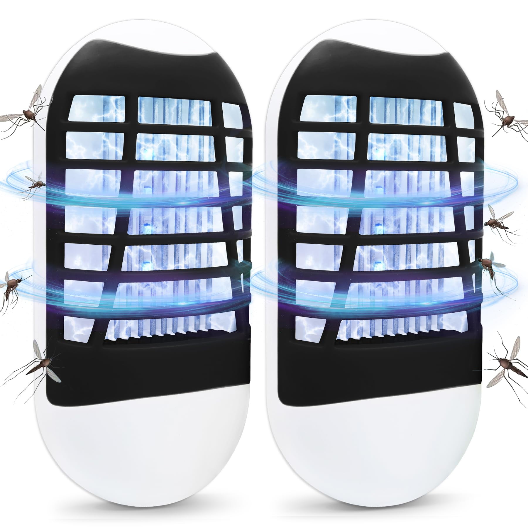 Bug Zapper Indoor, Electronic Fly Zapper Lamp for Home, Eliminates ...