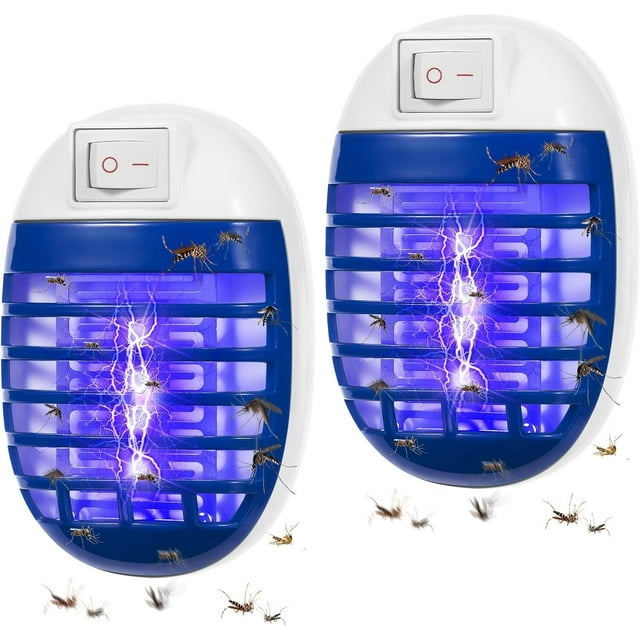 Bug Zapper Indoor Plug in Mosquito Killer Trap with Purple Lights for ...