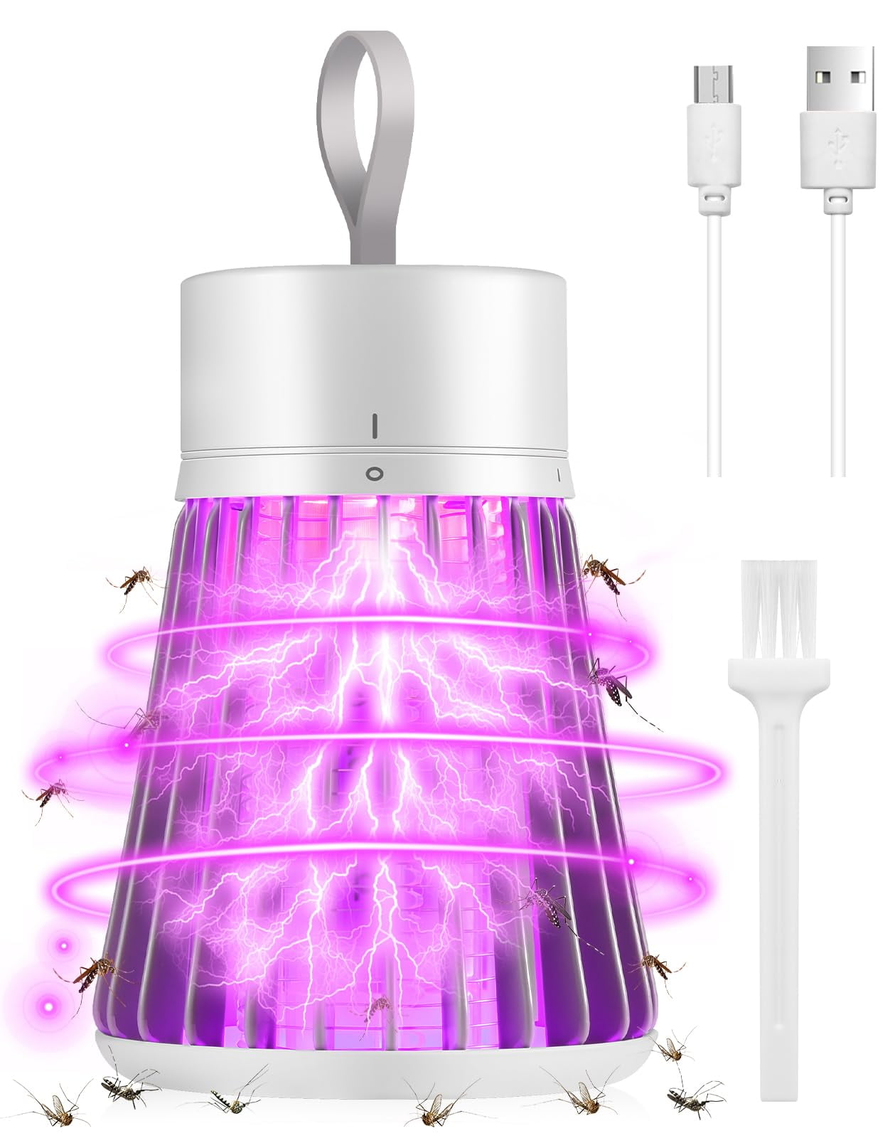 Bug Zapper Indoor, Portable Mosquito Zappers Killer, USB Power ...