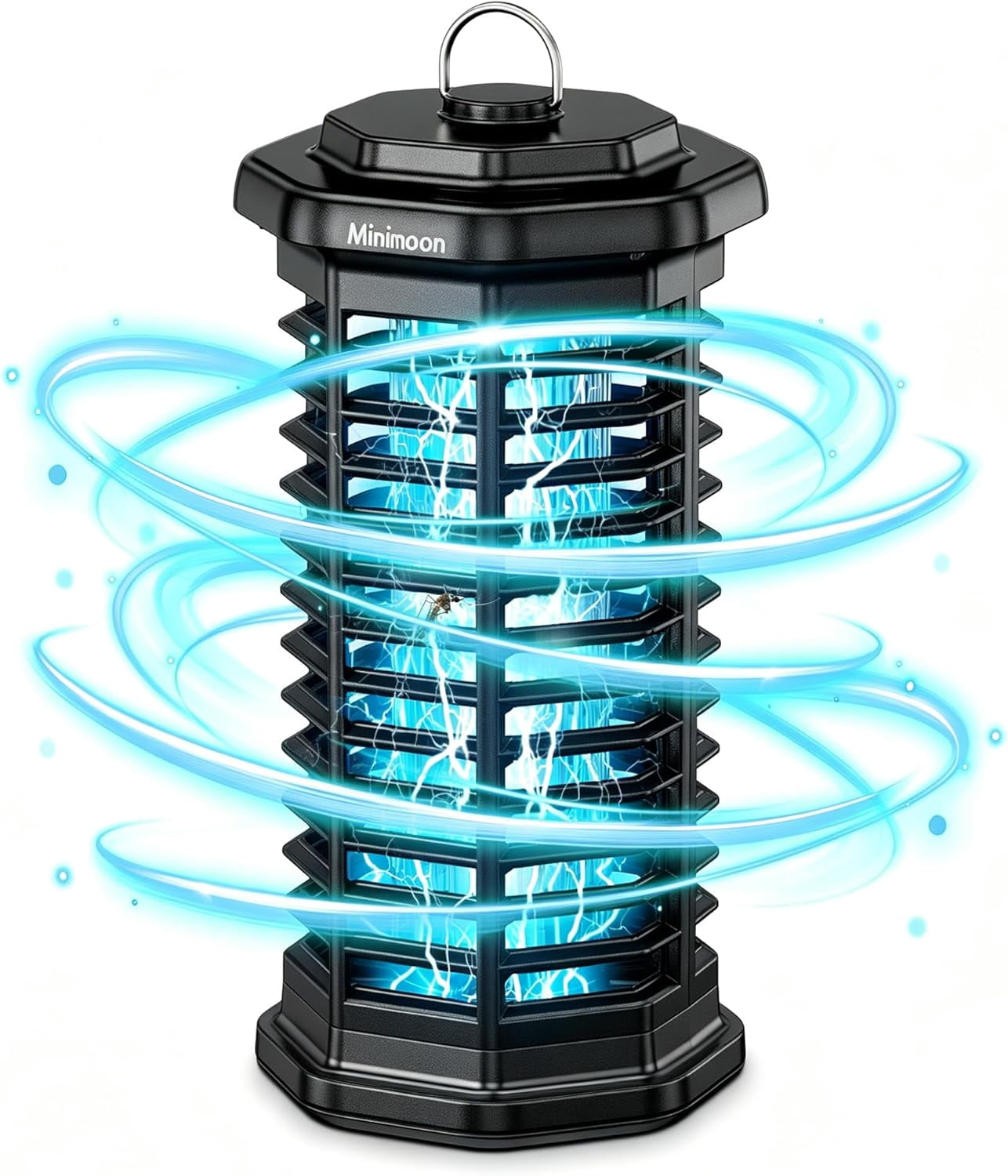 Bug Zapper Outdoor 4000V Powerful Electric Mosquito Zapper, 15w Fly ...
