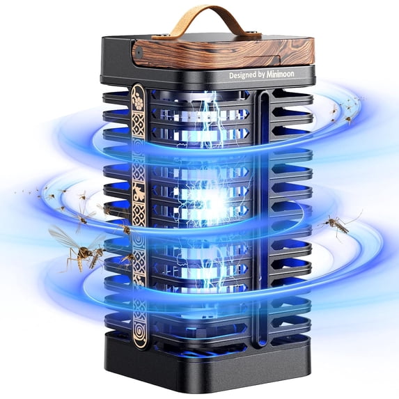 Bug Zapper Outdoor 4200V High-Voltage Mosquito Zapper, 15w Fly with 5 ...