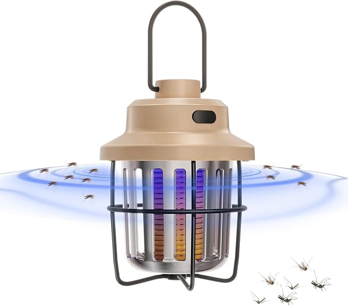 Bug Zapper Outdoor Camping Lamp Mosquito Repellent, Versatile Portable ...