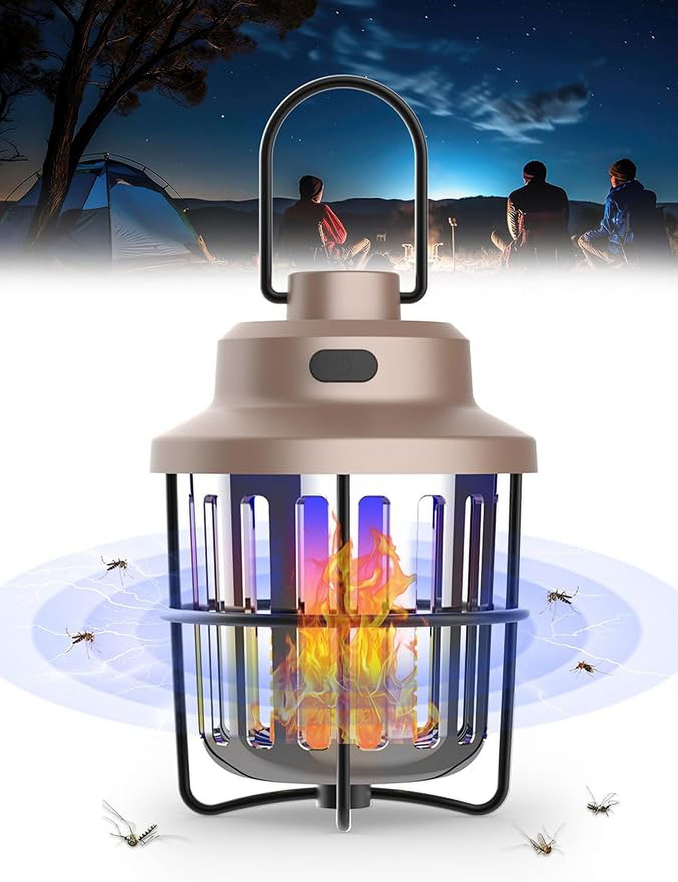 Bug Zapper Outdoor Camping Light Flashlight with Mosquito Zapper ...