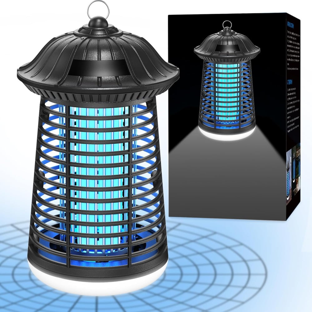 Bug Zapper Outdoor Indoor, 4200V Electric Mosquito Zapper Outdoor with ...