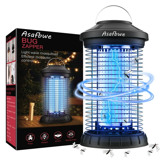 Bug Zapper Outdoor Indoor, 4200V High Power Electric Mosquito Zapper ...