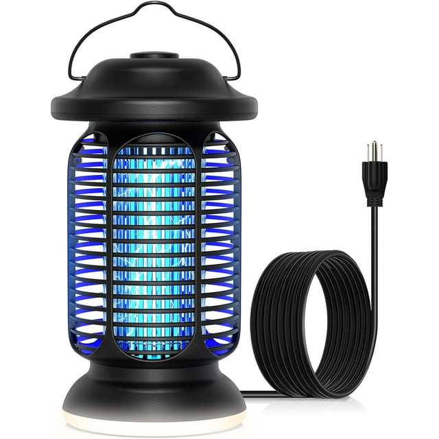 Bug Zapper for Outdoor & Indoor, Upgraded 18W Exclusive Blue-Violet ...