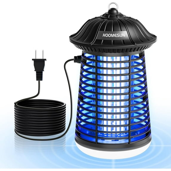 Bug Zapper Outdoor, Mosquito Zapper with LED Light, 4200V Electric Fly ...