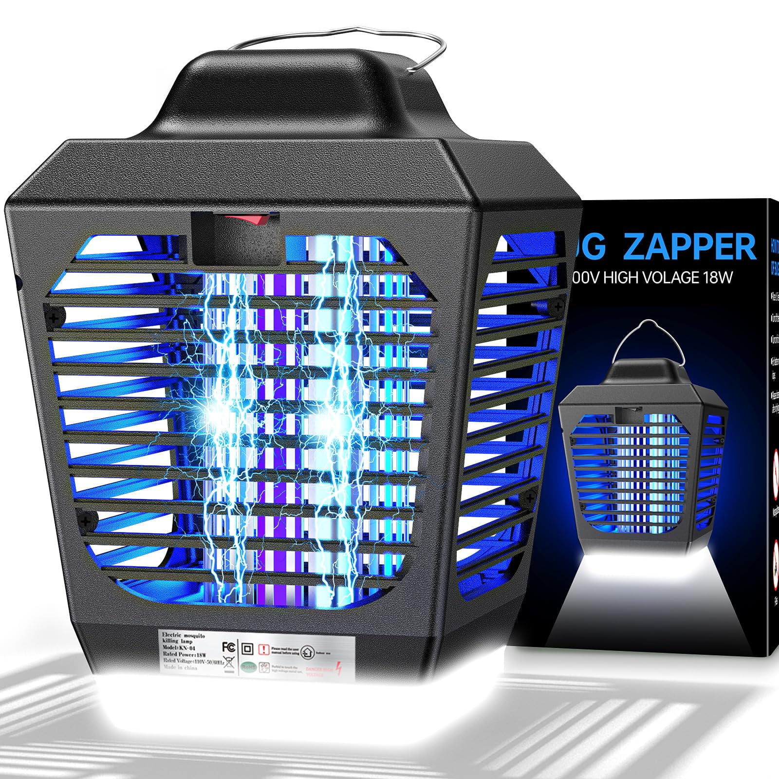 Bug Zapper Outdoor, Mosquito Zapper with LED Light, Fly Zapper Outdoor ...