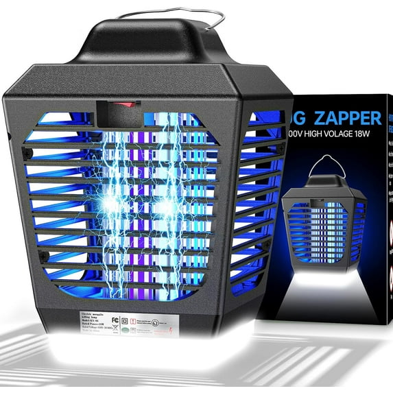 Bug Zapper Outdoor, Mosquito Zapper with LED Light, Fly Zapper Outdoor ...