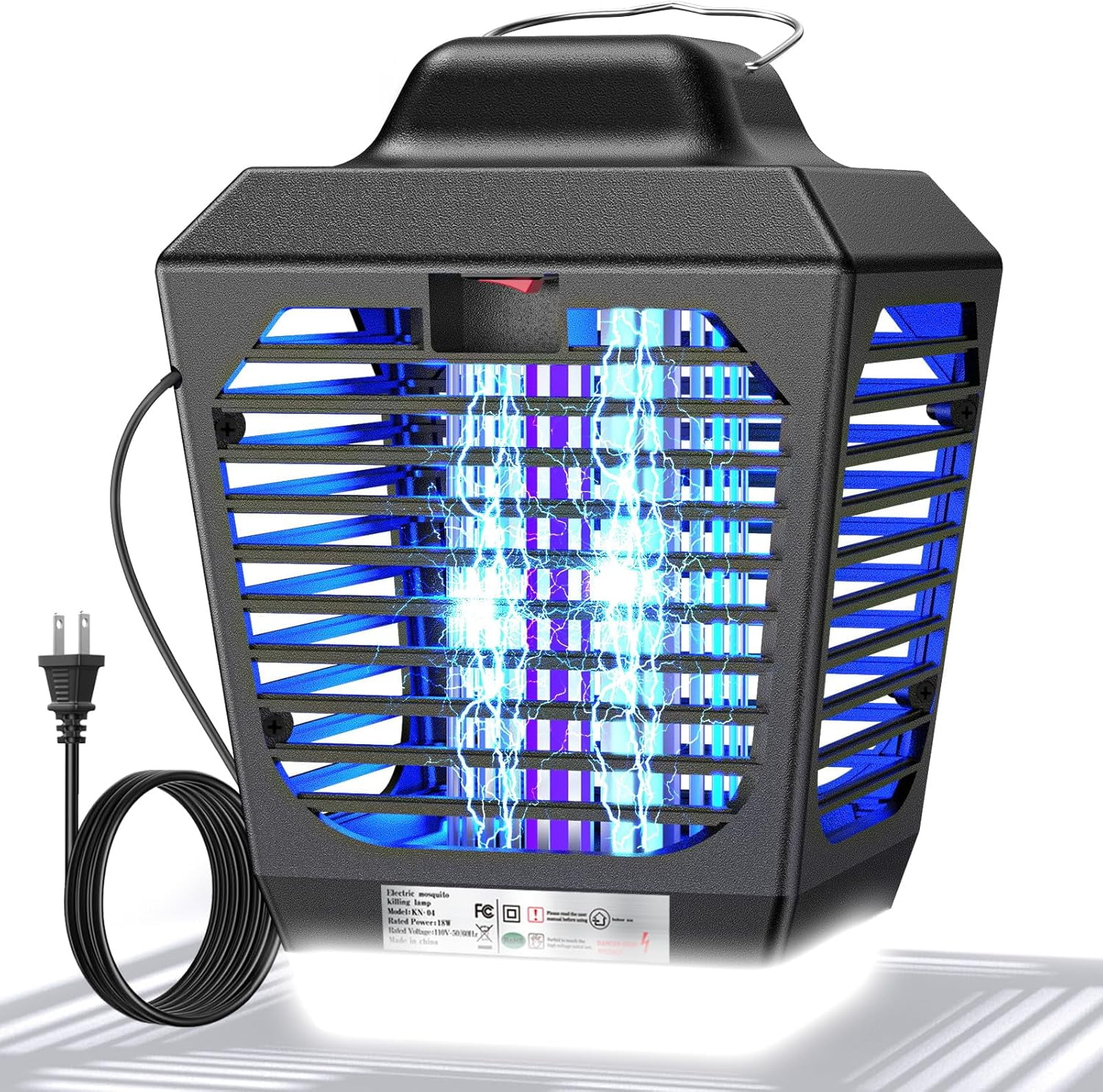Bug Zapper Outdoor,Two-Color Insect Zapper with LED Light,Waterproof ...