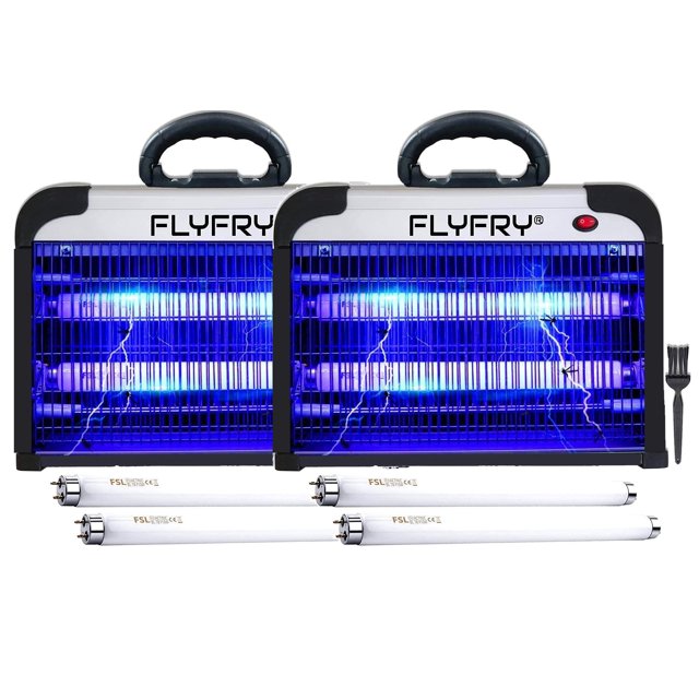 Bug Zapper Pack of 2 Heavy Duty Insect Electric Killer for Mosquitoes ...