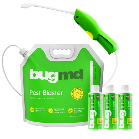BUGMD Blaster Kit - 3 Pest Control Essential Oils & Power Blaster ...